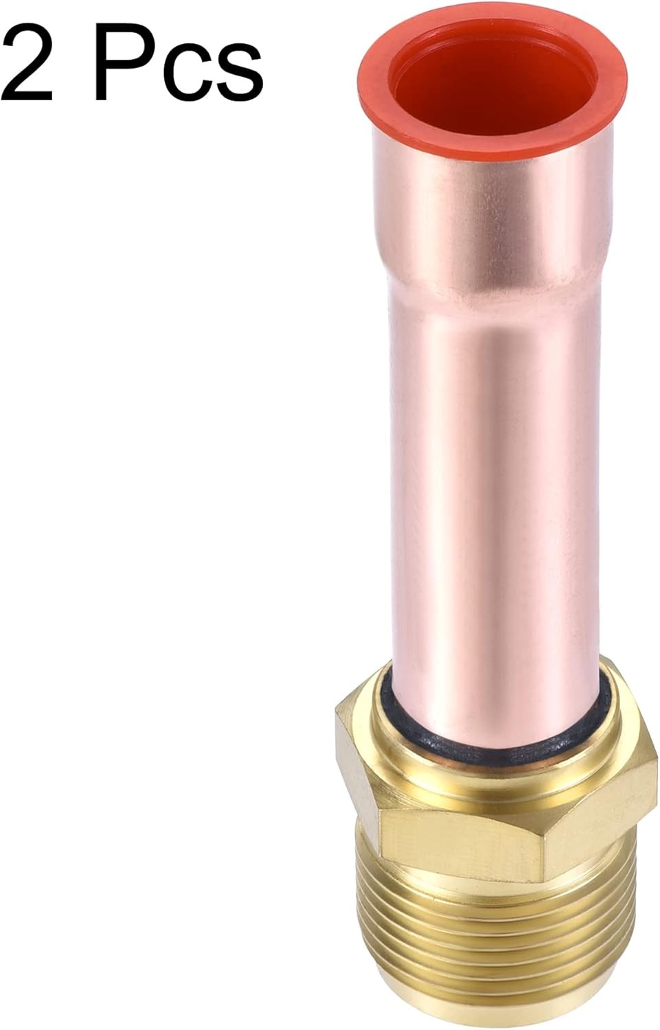 uxcell Brass Pipe Fitting, 3/4 SAE Flare Connector Male SAE, Copper | eBay