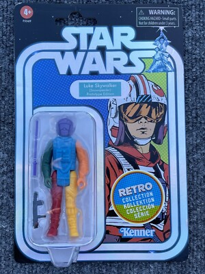Star Wars Retro Collection Luke Skywalker Snowspeeder Prototype Purple ...