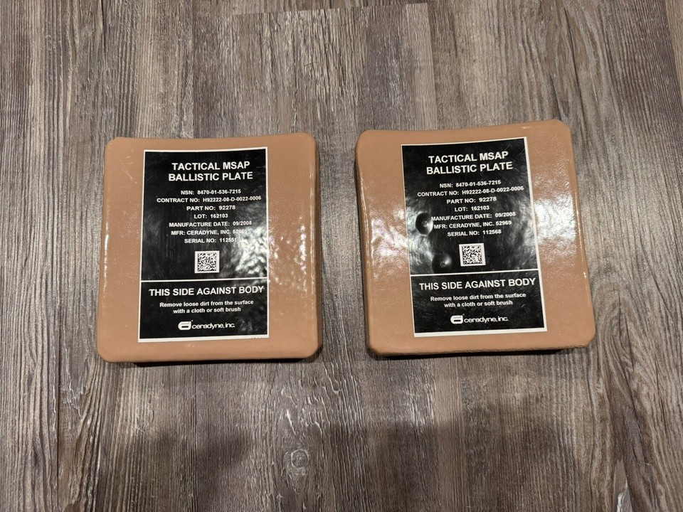 OLDGEN SOF Set of Two Strike Face MSAP Plates SOCOM, CAG, DEVGRU, DELTA ...