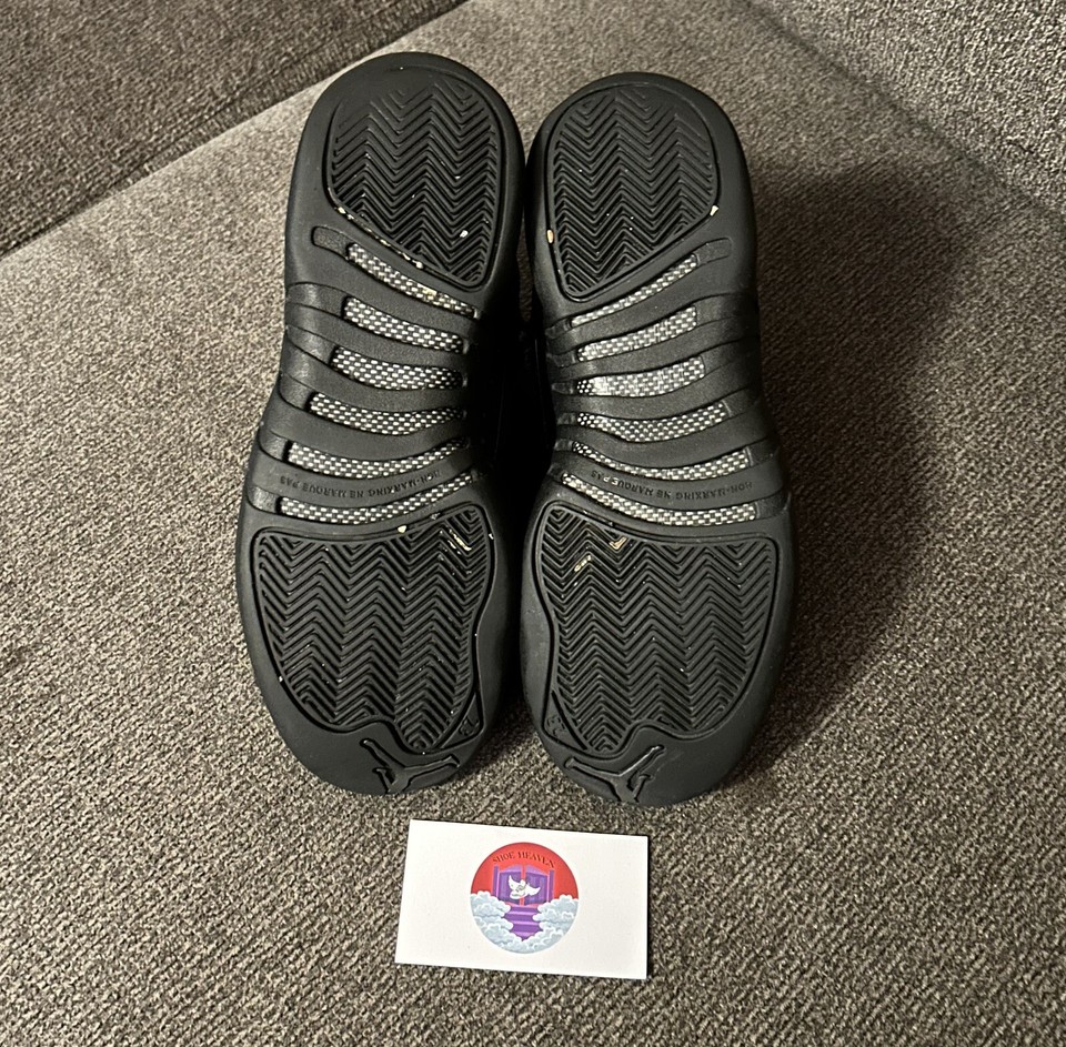 Size 6 - Jordan 12 Retro Winterized Triple Black 2018 | eBay