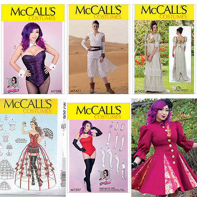 New McCalls Cosplay Costume Misses McCall's Sewing Pattern You Pick | eBay
