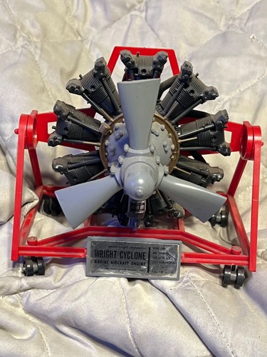 Aircraft Engine Model. Wright Cyclone aircraft engine model 1/12 scale ...