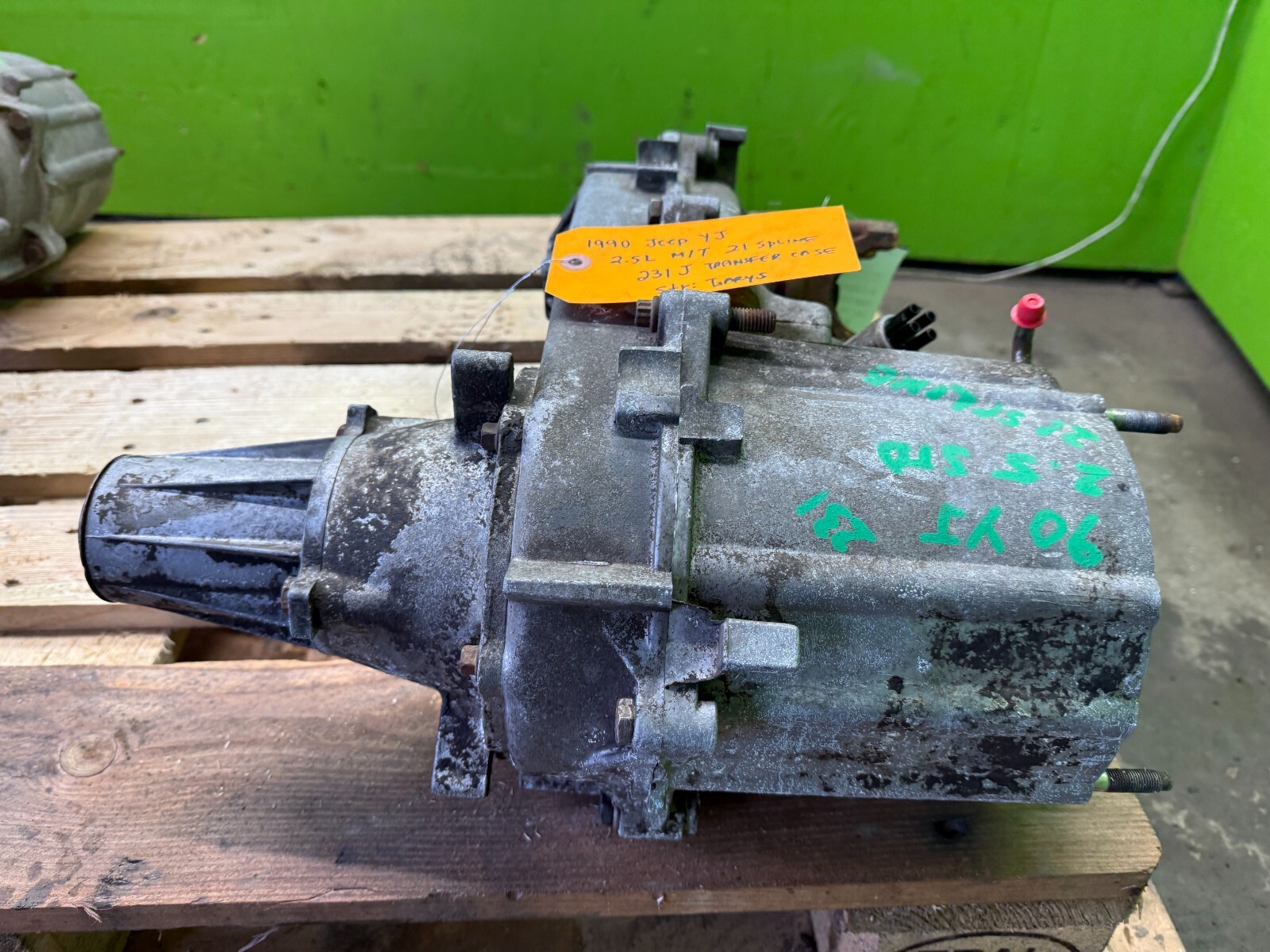 89-95 JEEP WRANGLER YJ 2.5 MANUAL NP231J 231J TRANSFER CASE ...