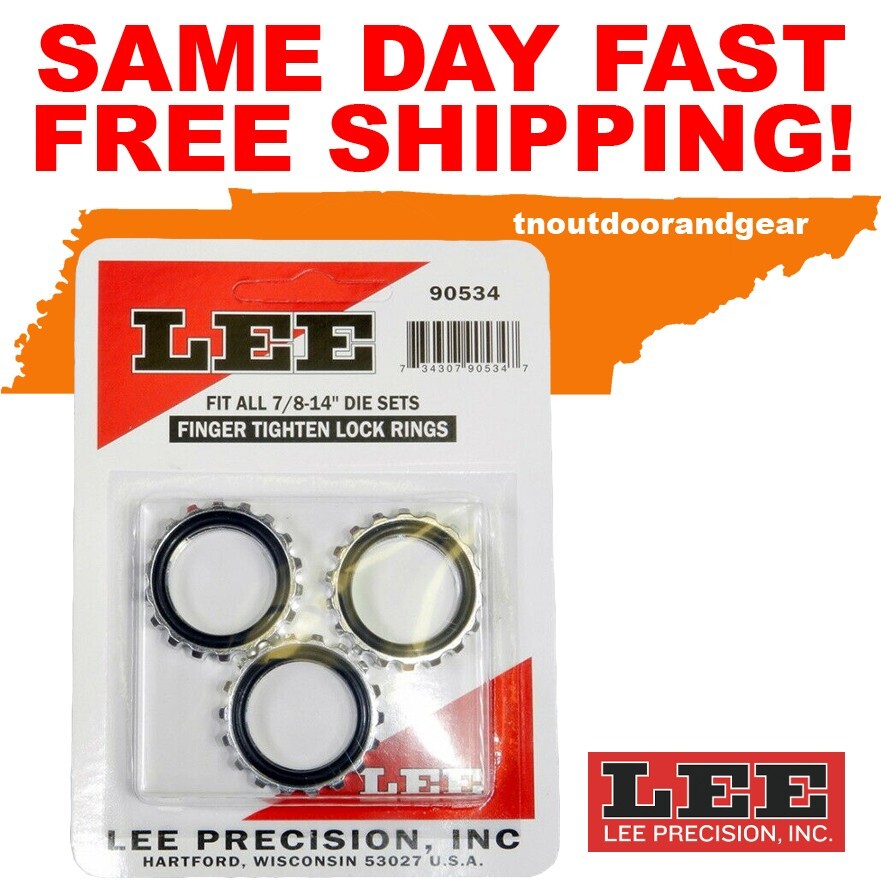 LEE 90534 Die Lock Rings 3 Pack FAST SAME DAY SHIPPING | eBay