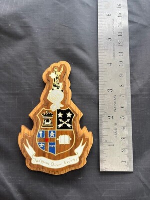 Theta Delta Chi Double Raised Wood Crest Shield NEW, LICENSED | eBay