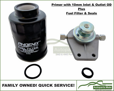Fuel Primer Pump+Fuel Filter for Nissan Patrol GU ZD30 3.0L Turbo ...