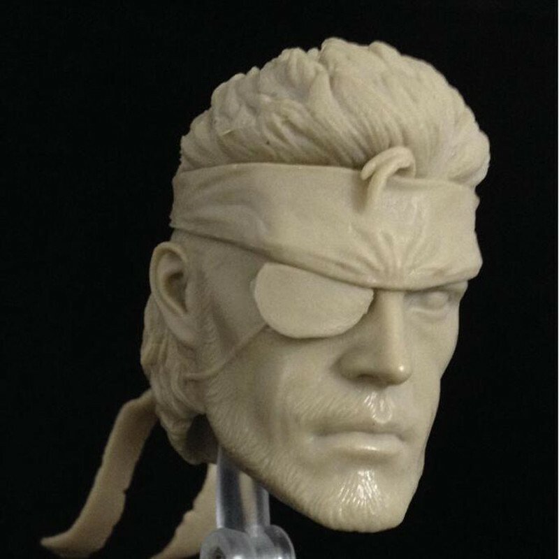 Blank Hot 1/6 Scale Metal Gear Solid Snake Head Sculpt Unpainted | eBay