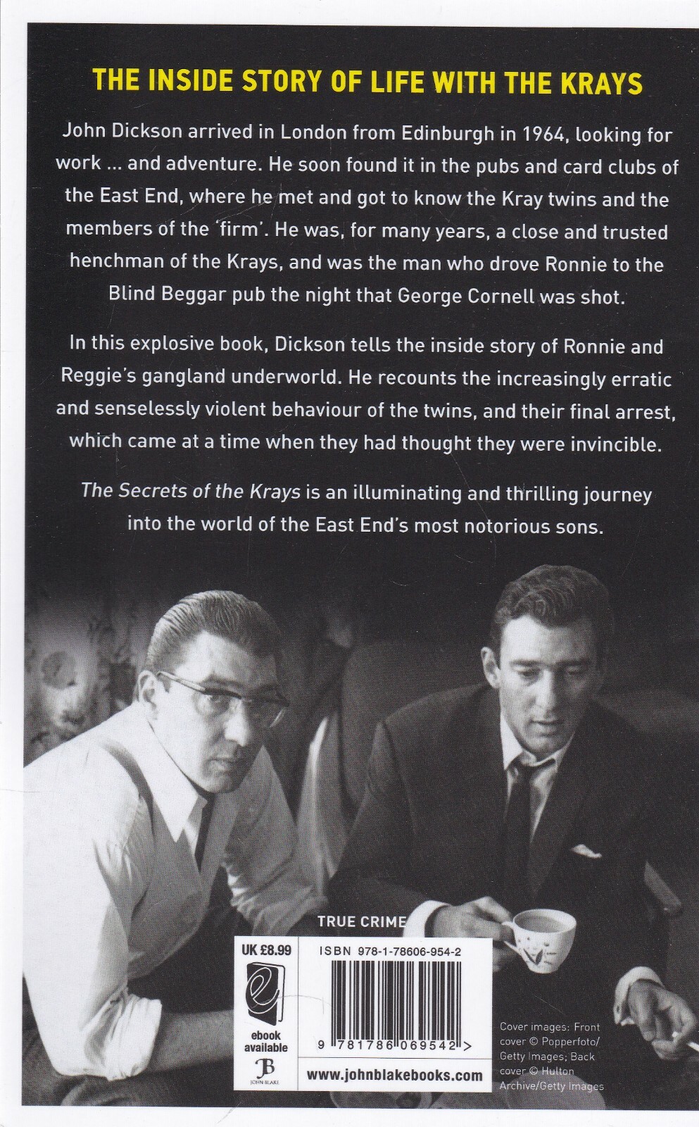 The Secrets of The Krays - My Life in The Firm by John Dickson ...