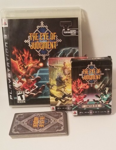 The Eye of Judgment(Sony PlayStation3, 2007)w/Battle Mat, Camera Stand ...