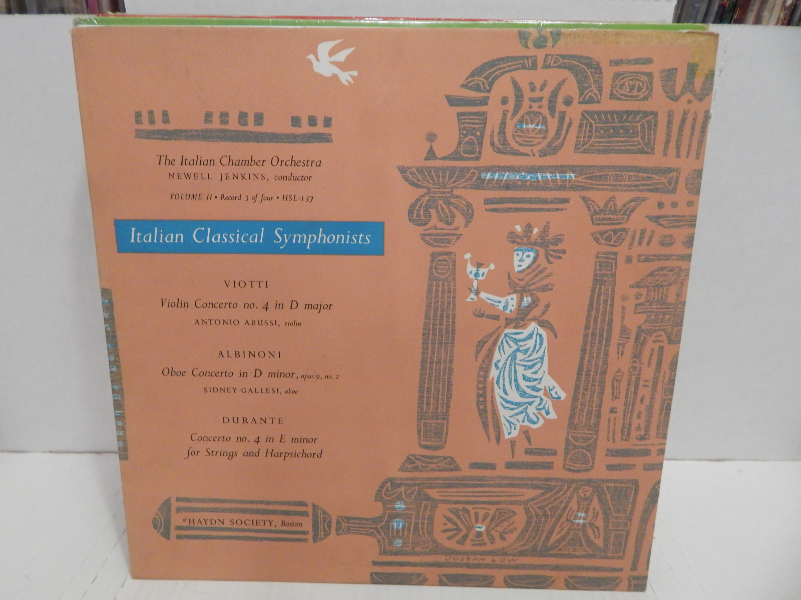 Viotti Albinoni Durant Newell Jenkins Italian Chamber Orchestra 1955 ...