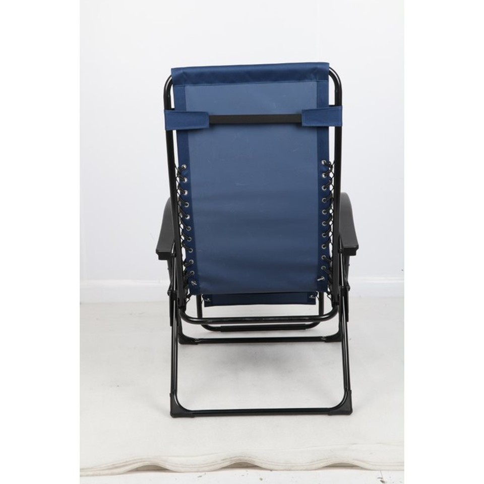 Guidesman LC-8014 Foldable Locking Outdoor Steel Zero Gravity Lounge ...