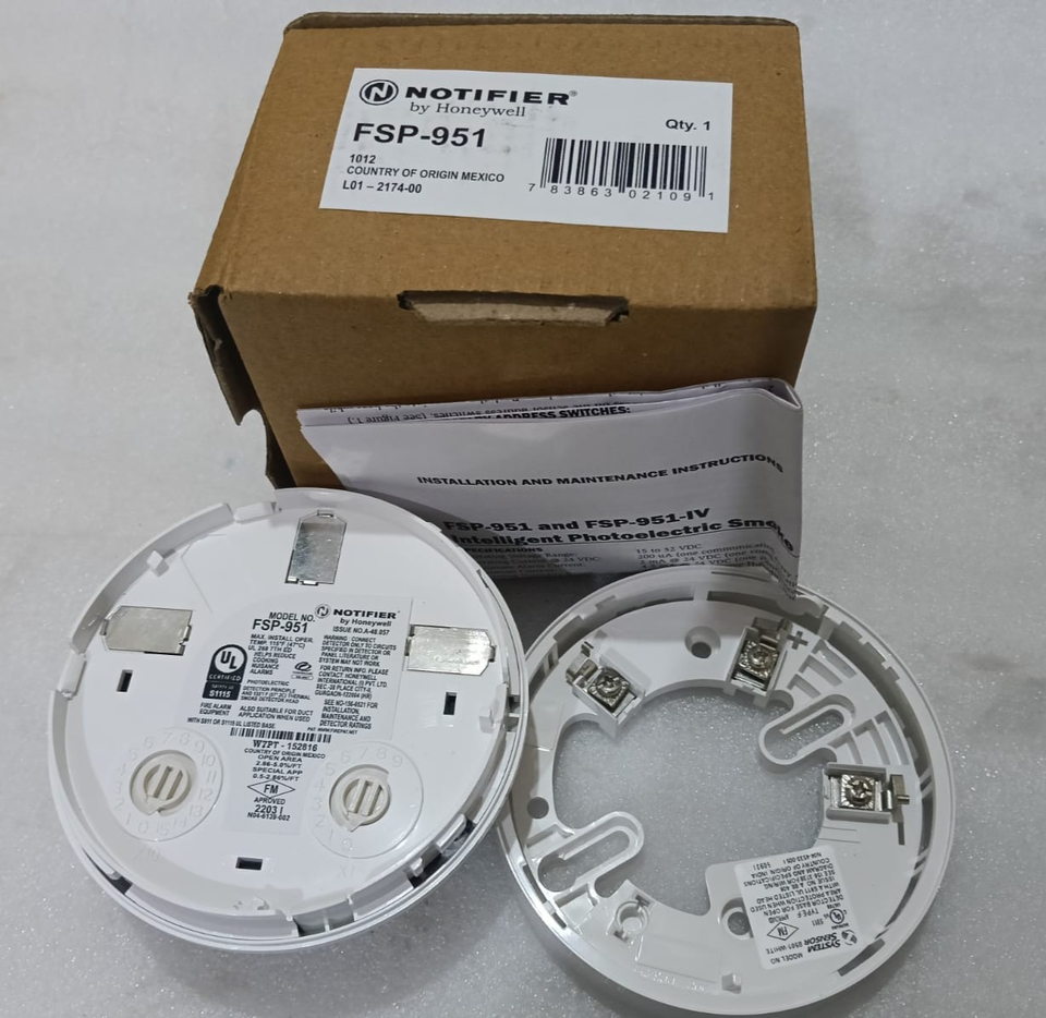 NOTIFIER FSP-951 Smoke Detector With Bases FSP 951 | eBay
