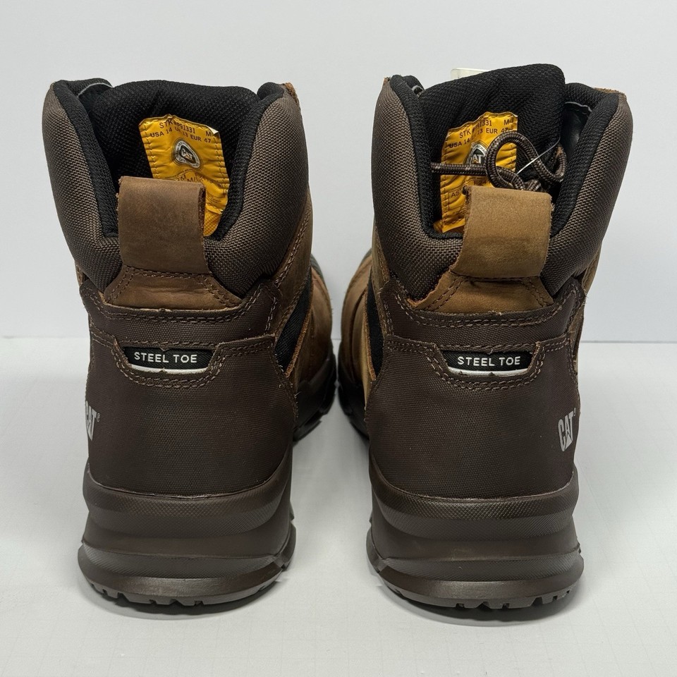 CAT Accomplice X Waterproof Steel Toe Work Boot P91331 Brown Mens Size ...