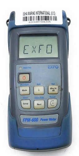 Exfo FPM-600 Optical Power Meter 0612 6281087386315| eBay