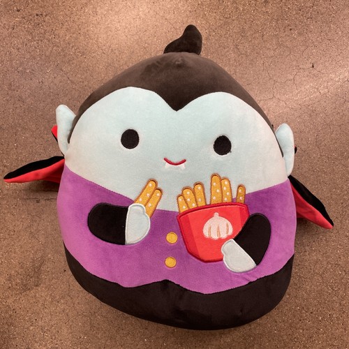 NWT Squishmallow Halloween Vince The Vampire With Garlic Fries 12" | eBay