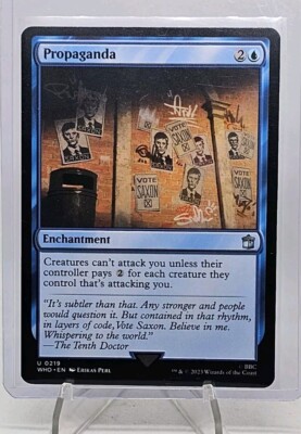 Magic: The Gathering, Propaganda, Doctor Who, 0219, Uncommon, 2023 | eBay