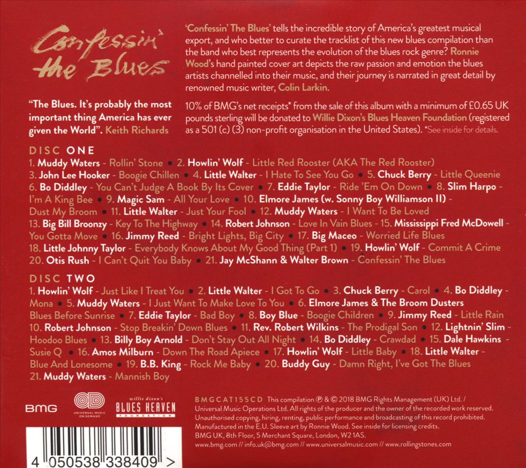 VARIOUS ARTISTS CONFESSIN' THE BLUES NEW CD 4050538410457| eBay