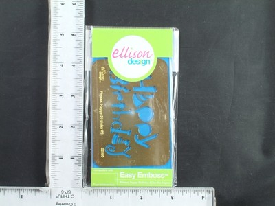 Ellison Embossing Folder, VARIOUS DESIGNS | eBay