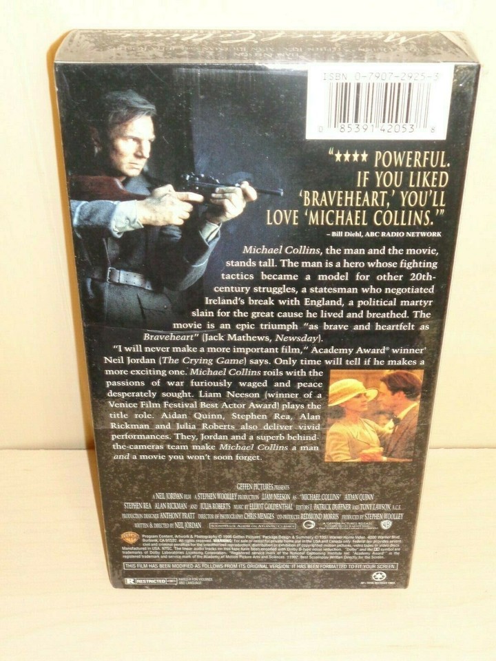 Michael Collins (VHS, 1997) - New & Sealed! 85391420538| eBay