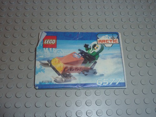 LEGO Notice de Montage Instruction City Set 6577-1: Snow Scooter | eBay