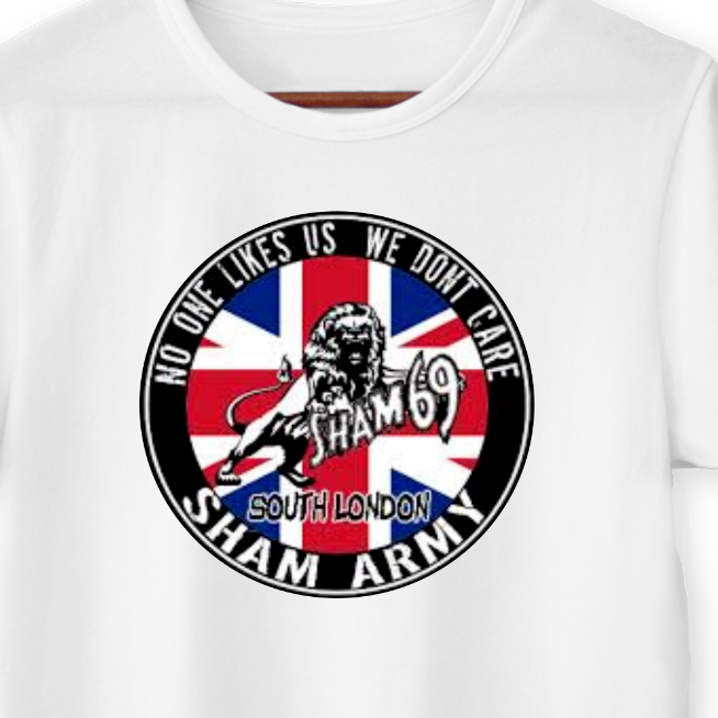 SHAM 69 T shirt, polyester, Punk rock retro if the kids are united ...