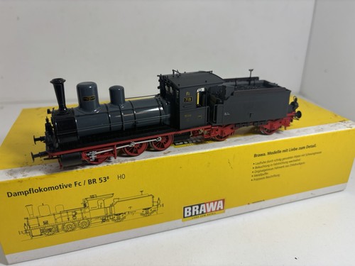 BRAWA HO 40052 0-6-0 K.W.St.E. STEAM ENGINE BOXED *EXCELLENT CONDITION ...
