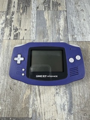Gameboy Advance Console System Indigo Purple AGB-001 Nintendo GBA ...