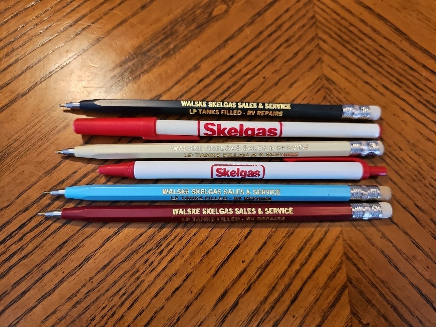 Vintage SKELGAS Propane SKELLY Gas PEN PENCIL Lot Of 7 (L4) | eBay