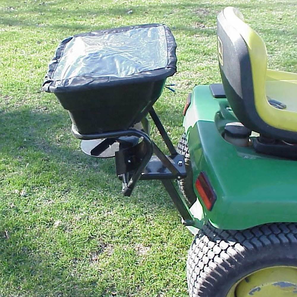 Field Tuff 12V Lawn Tractor 80 Pound Capacity Grass, Seed, Fertilizer ...
