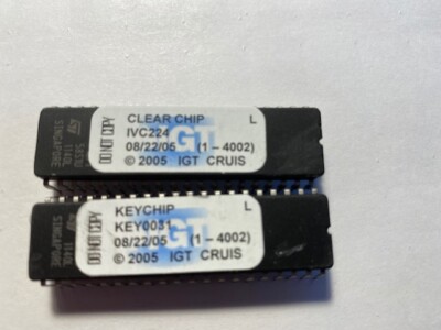 IGT S2000 Clear & Key Chip IVC224 & Key0031 - OEM ORIGINAL | eBay