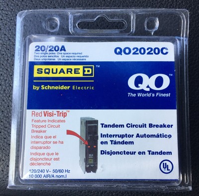 Circuit Breakers, Transformers - Square D Qo Tandem