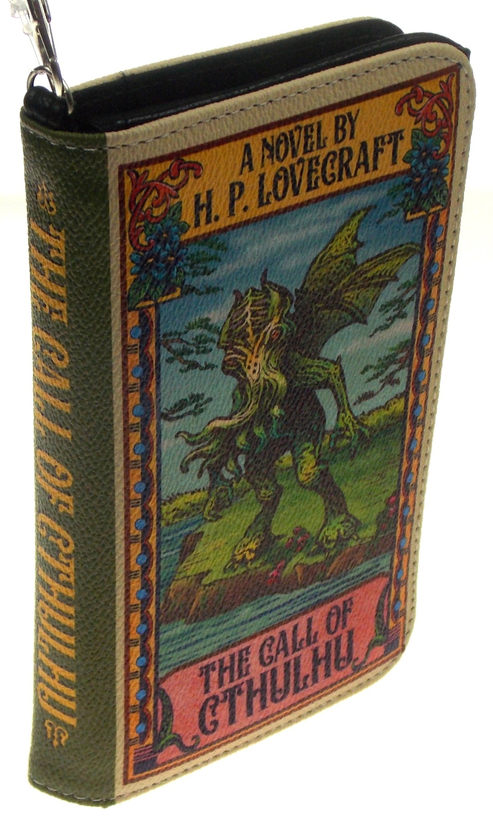 The Call of Cthulhu Color Wallet Zip Up Wristlet Gift Purse Book ...
