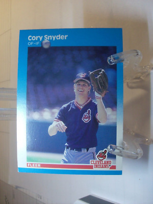 1987 Fleer Baseball #260 - Cory Snyder UER - Cleveland Indians (14201) | eBay