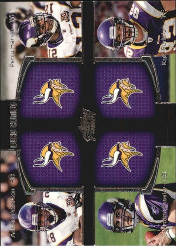 2011 Topps Prime Quad Adrian Peterson/Percy Harvin/Christian Ponder ...