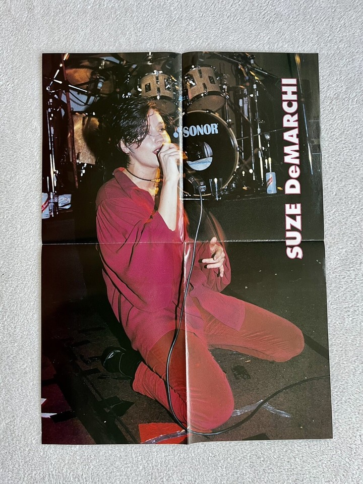Inger Lorre 1990s Suze DeMarchi Metal Rock UK Poster Music Magazine | eBay