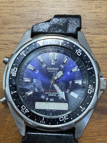 Casio Arnie AMW-320R Alarm Chronograph/Water Resist 100M/Good Condition ...
