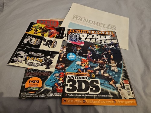 Games Master Magazine Issue 236 April 2011 3DS Launch with poster & DS stickers | eBay