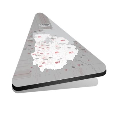 1x Triangle Fridge MDF Magnet Maidstone District #55569 | eBay UK