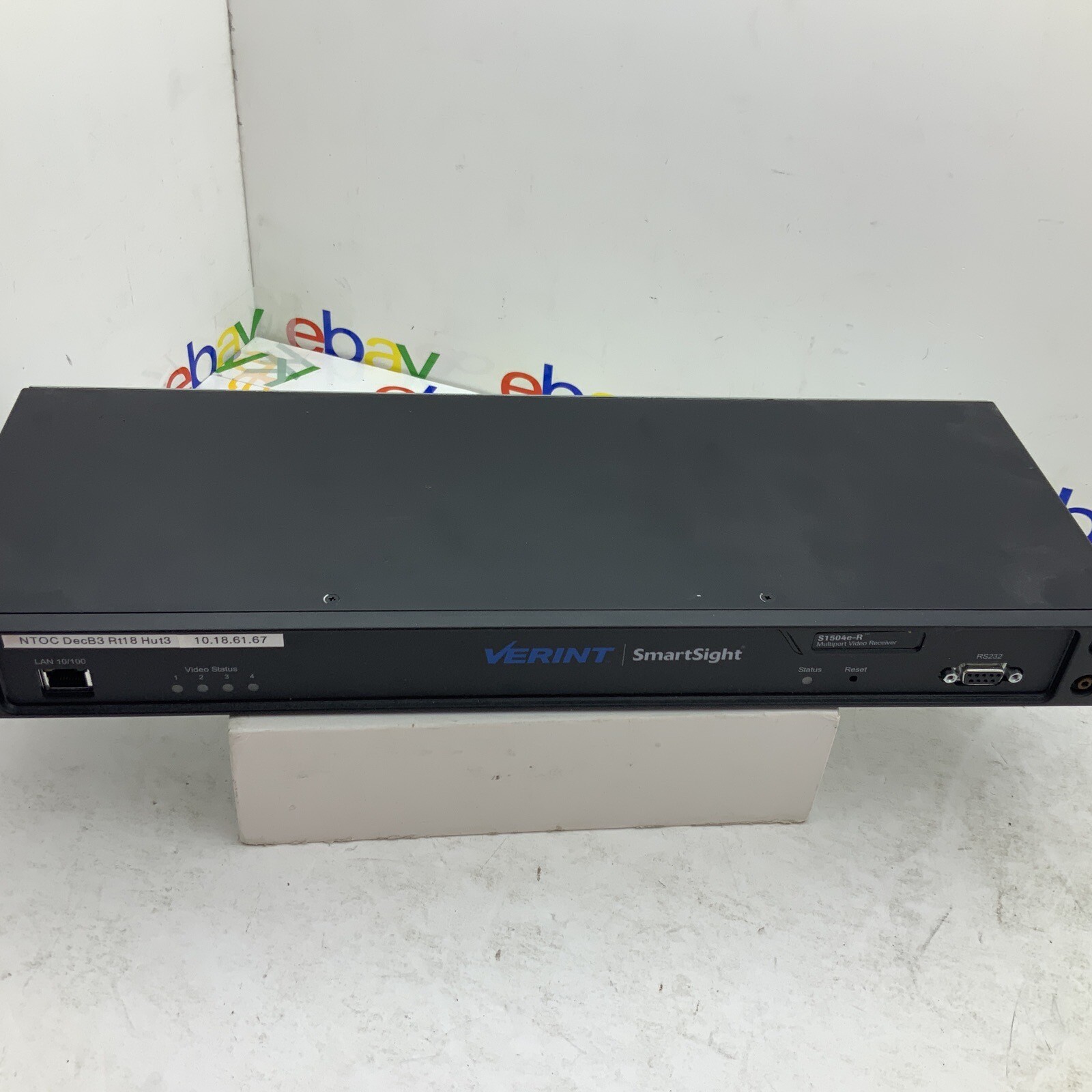 Verint M640-3040 SmartSight S1504e-R Multiport Video Receiver 4 Port ...
