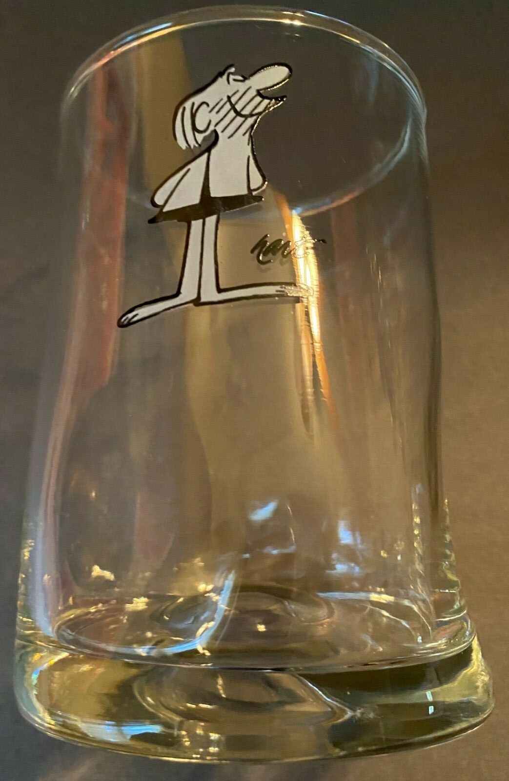 Vintage BC Comics Johnny Hart Bar Caveman Glasses Set of 7 Pinched ...