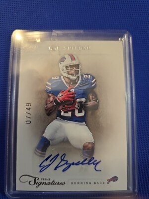 2012 Panini Prime Signatures Prime 07/49 CJ Spiller #25 | eBay