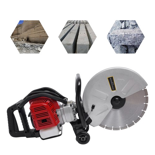 Cement Masonry Wet Dry Saw Cutter+blade Gas Concrete Cut Off Saw 2 ...