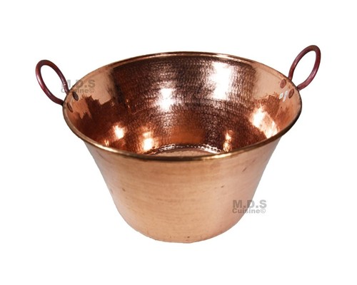 Cazo De Cobre Para Carnitas Large 18" Heavy Duty Gauge Copper Cazo Hand ...
