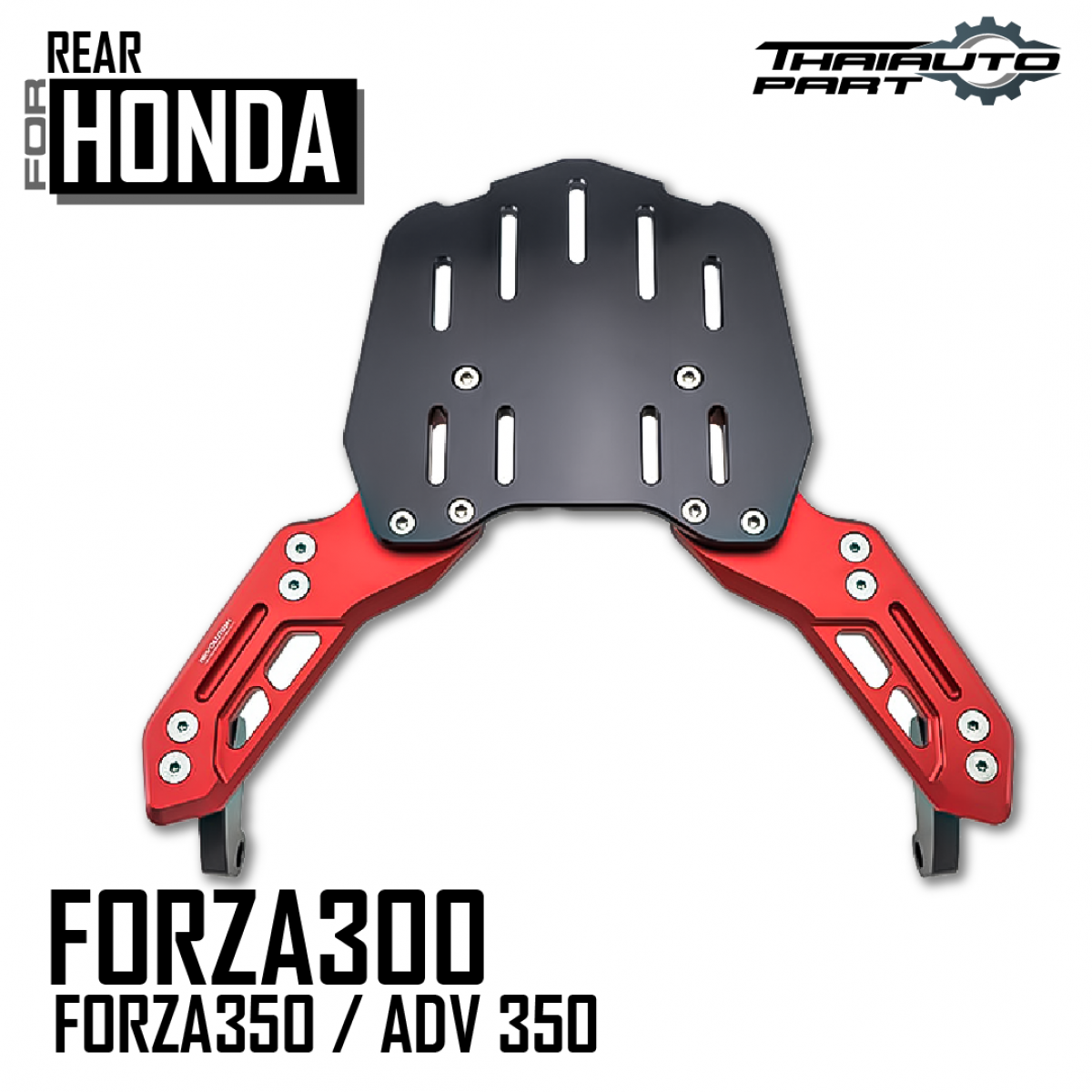 For Honda ADV 350 FORZA 300 Rear Rack Luggage Carrier Top Box Pad Red ...