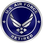 US Air Force Retired Car Wall Window Vinyl Decal Sticker Military | eBay