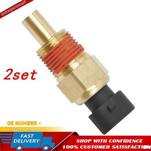 2set Coolant Temperature Sensor Water Sender Temp for Chevy Buick ...
