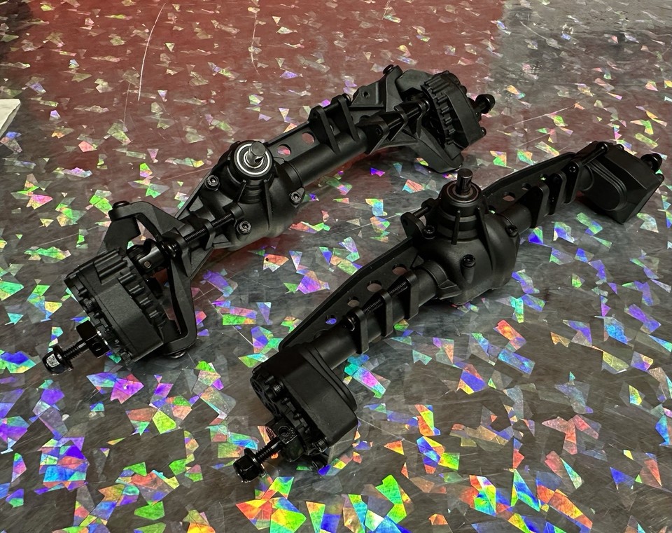 Axial SCX10 III K10 AR45 Portal Axles Front Rear METAL GEAR axle set ...