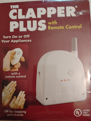 The Clapper Plus with Remote Control Wireless Sound Activated On Off ...