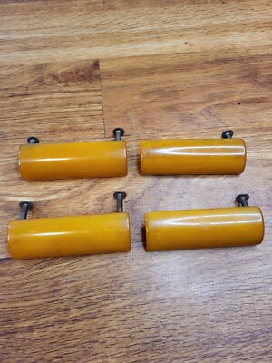 Drawer Pulls - Amber Bakelite