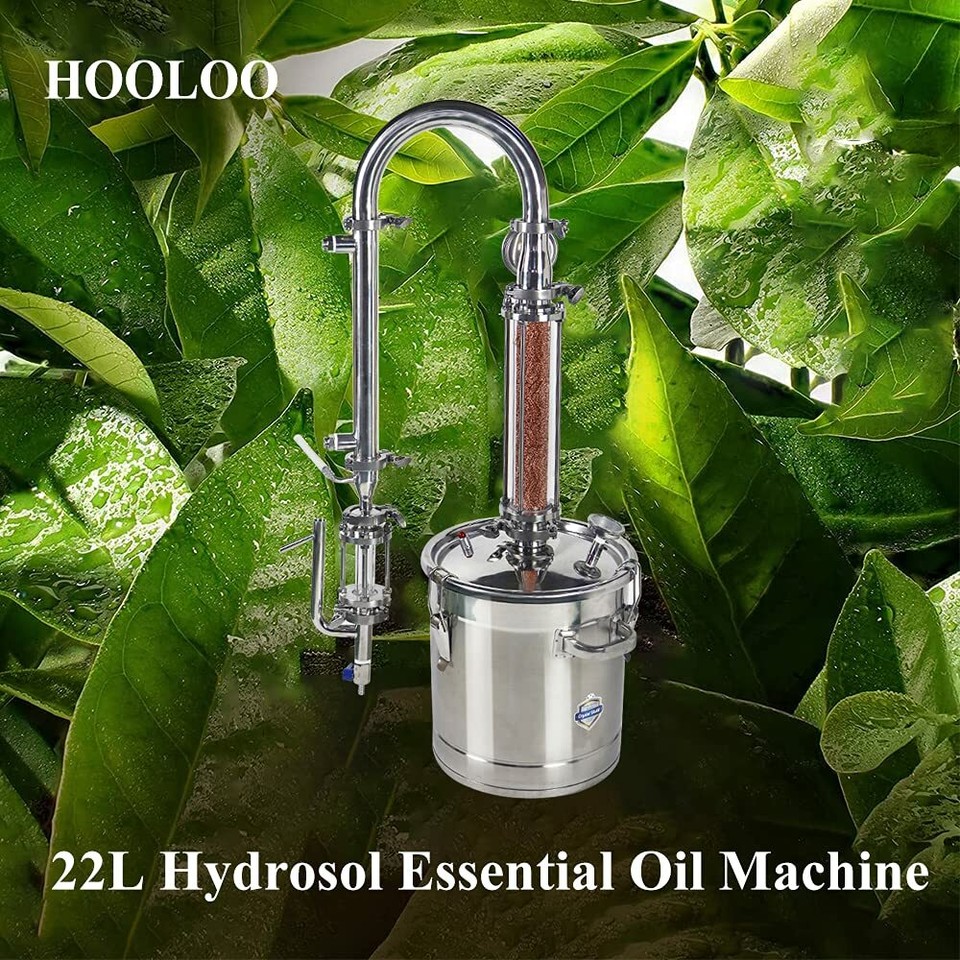 5.8Gal Hydrosol Essential Oil Distiller Home Extractor Distillation ...
